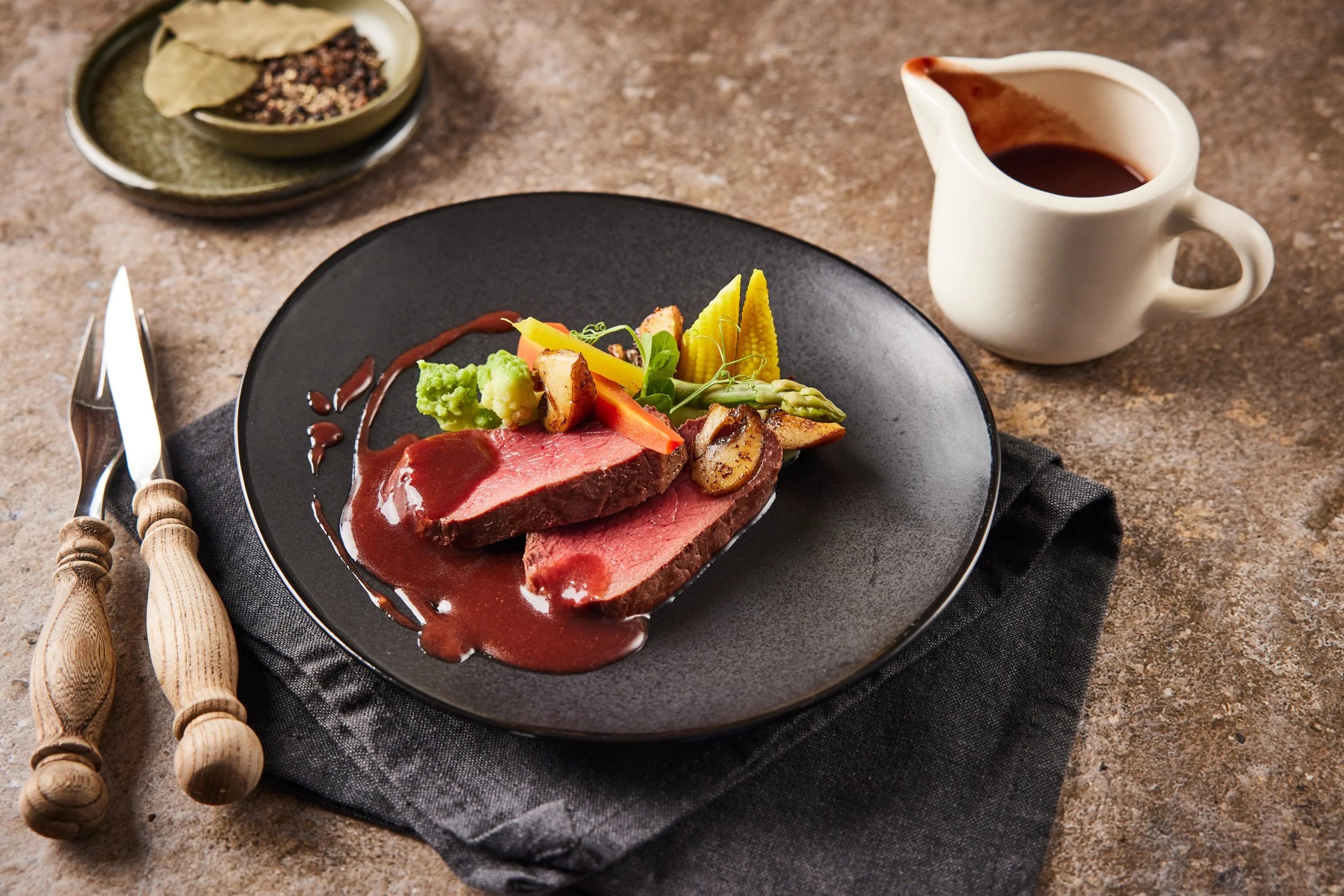 Home made Jus de Veau ‘met port’ – Boers & Boers